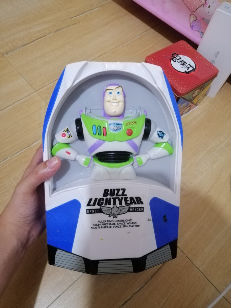 Toy story buzz popcorn bucket, Hobbies & Toys, Memorabilia ...