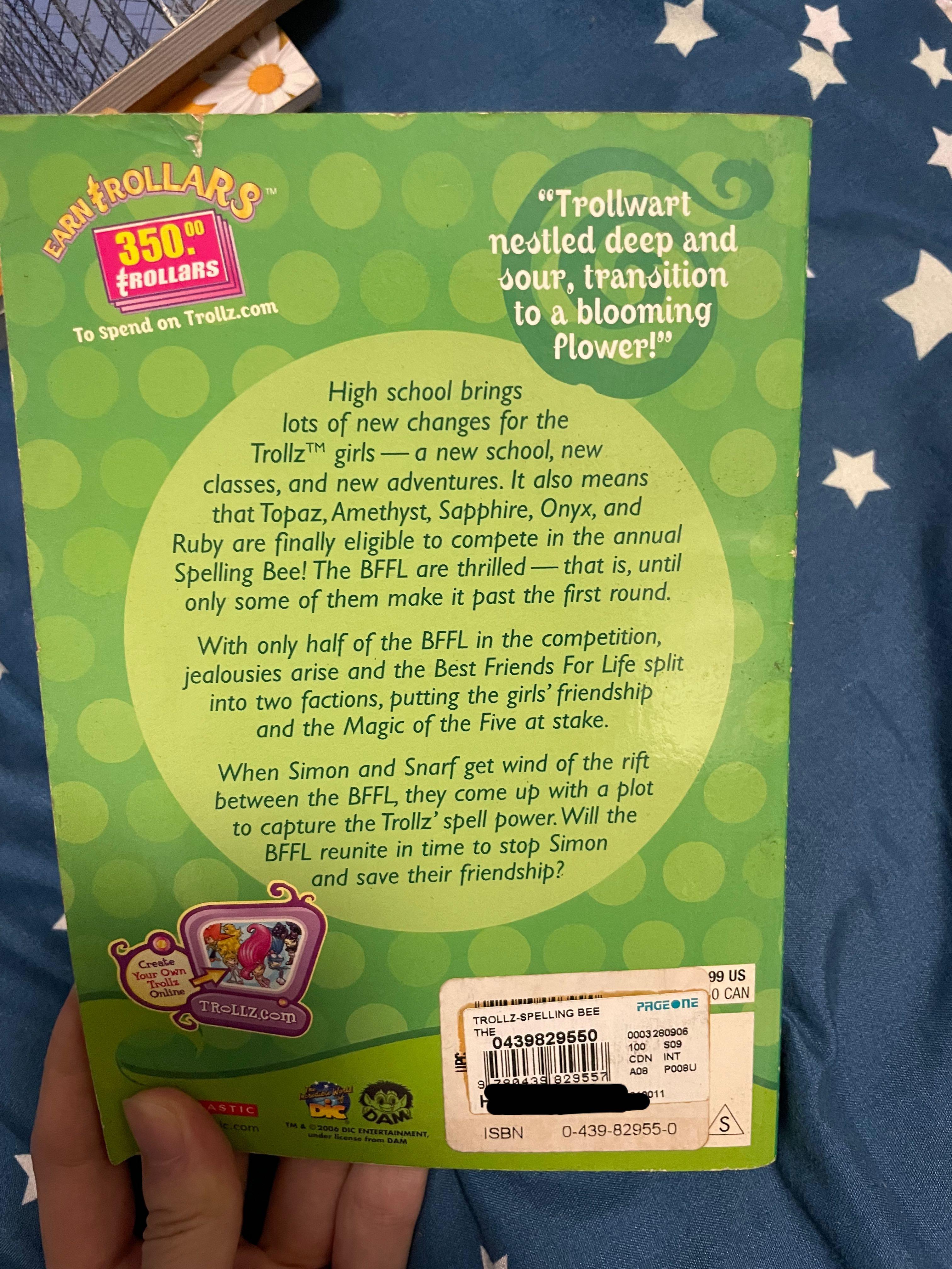 Trollz The Spelling Bee Children English Story Book 兒童英文書 課外書 英文故事書, 興趣 ...