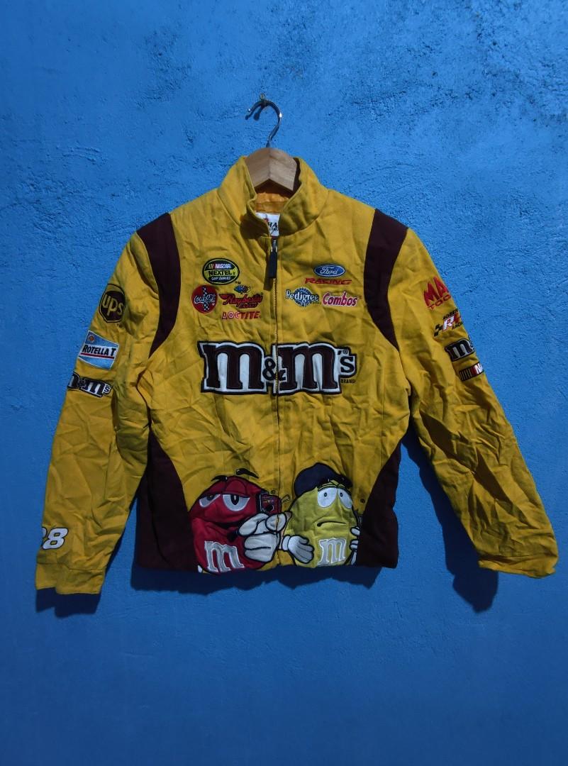 Vintage Nascar M&M Racing Jacket by Chase, Women's Fashion, Coats ...