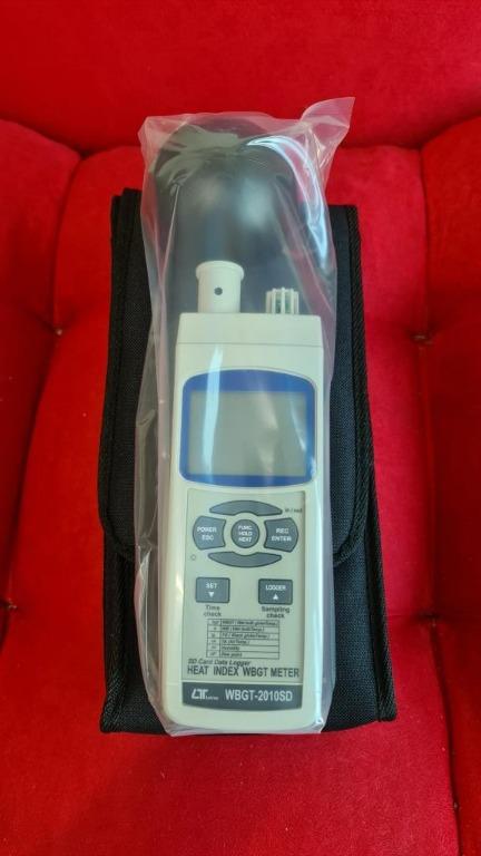 WBGT Meter, Datalogger, Heat Stress Meter, Wet-Bulb Globe Temperature Meter, Lutron, WBGT-2010SD ...