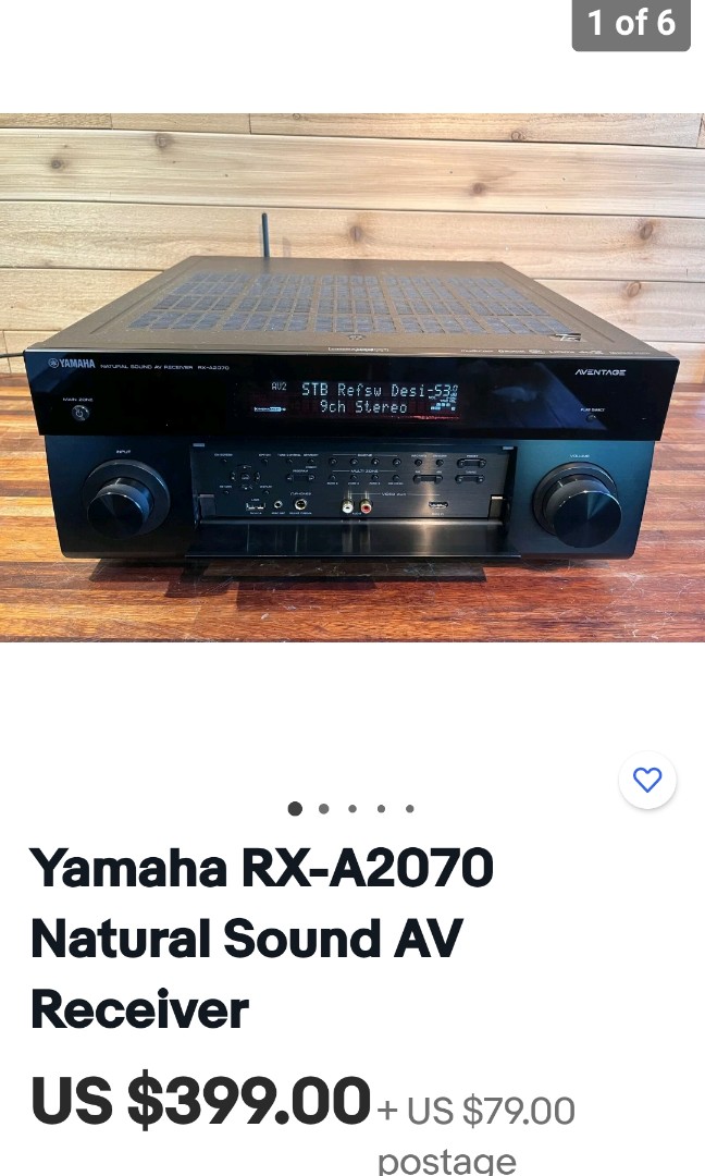Yamaha RX A2070 AV Receiver 9.2ch with 11.2 processing Atmos, Audio ...