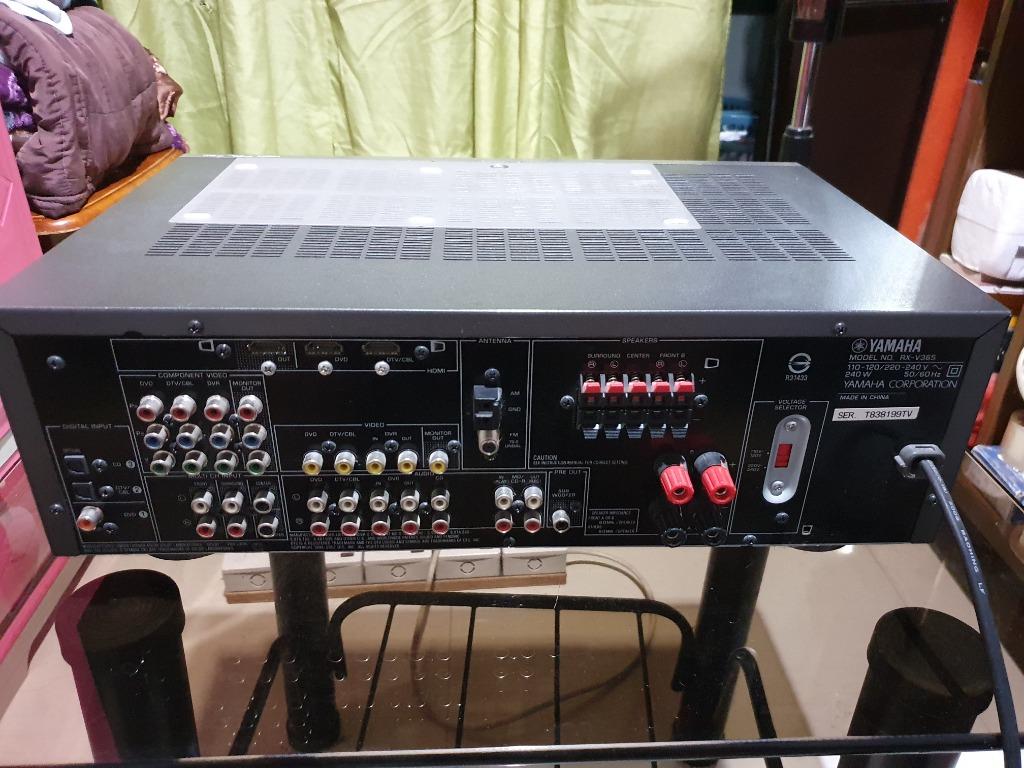 Yamaha RX-V365 AV Receiver, Audio, Soundbars, Speakers & Amplifiers on ...