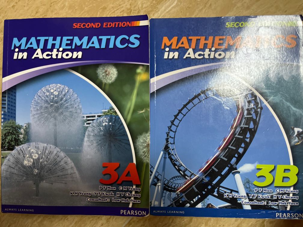 70@2 Mathematics In Action 3A 3B, 興趣及遊戲, 書本 & 文具, 教科書 - Carousell