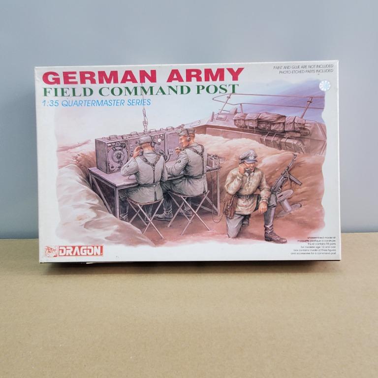 全新絕版 Dragon 威龍 3823 (1997年)-1/35-德國陸軍野戰指揮所 / German Army Field Command ...