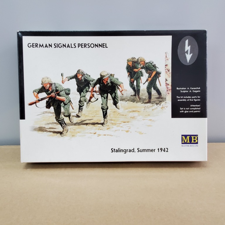 全新絕版 Master Box MB3540 (2007年)-1/35-德國信號人員 / German Signals Personnel ...