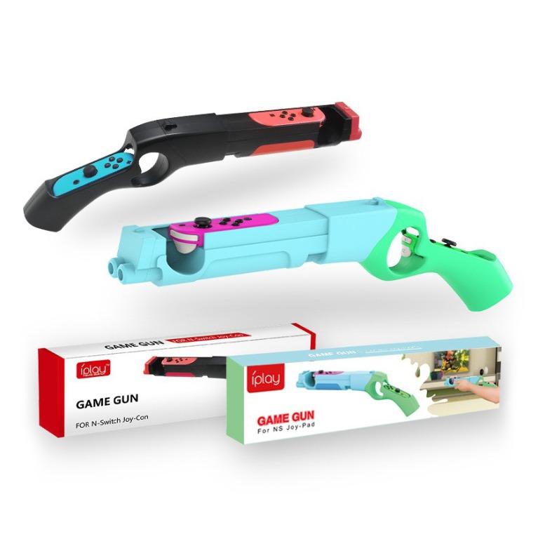 (全新) OLED Switch Joy-con Gun 體感手槍 (i-Play) - 玩 死亡鬼屋 HOD The House of ...