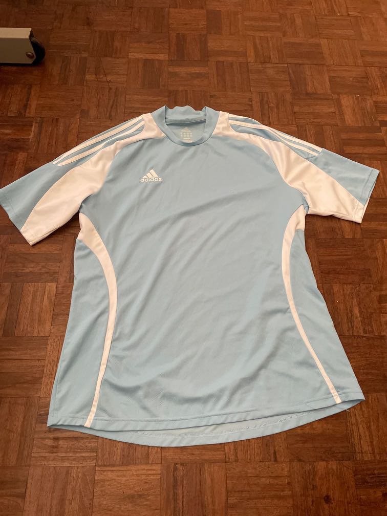 Adidas Dri Fit (powder blue), Men's Fashion, Tops & Sets, Tshirts ...