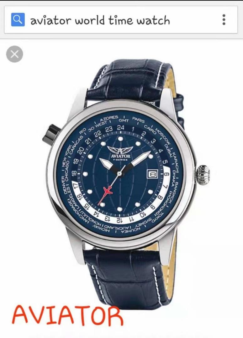 Aviator pilot watch, Men's Fashion, Watches & Accessories, Watches on ...