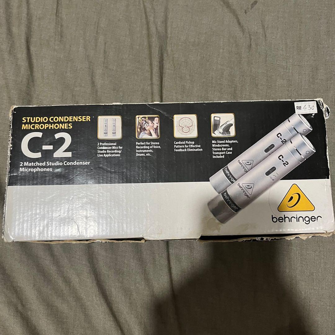 Behringer C2 Studio Condenser Microphones - Pair, Audio, Microphones on ...