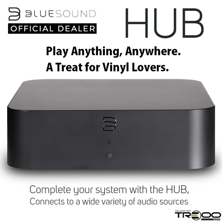 Bluesound HUB Wireless WiFi Network Streamer Source Adapter (for CD ...