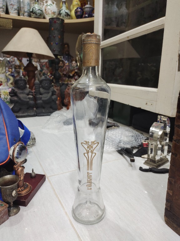 Botol Bekas Minuman L'Elegant Kuno Jadul Antik, Antik, Pajangan di ...
