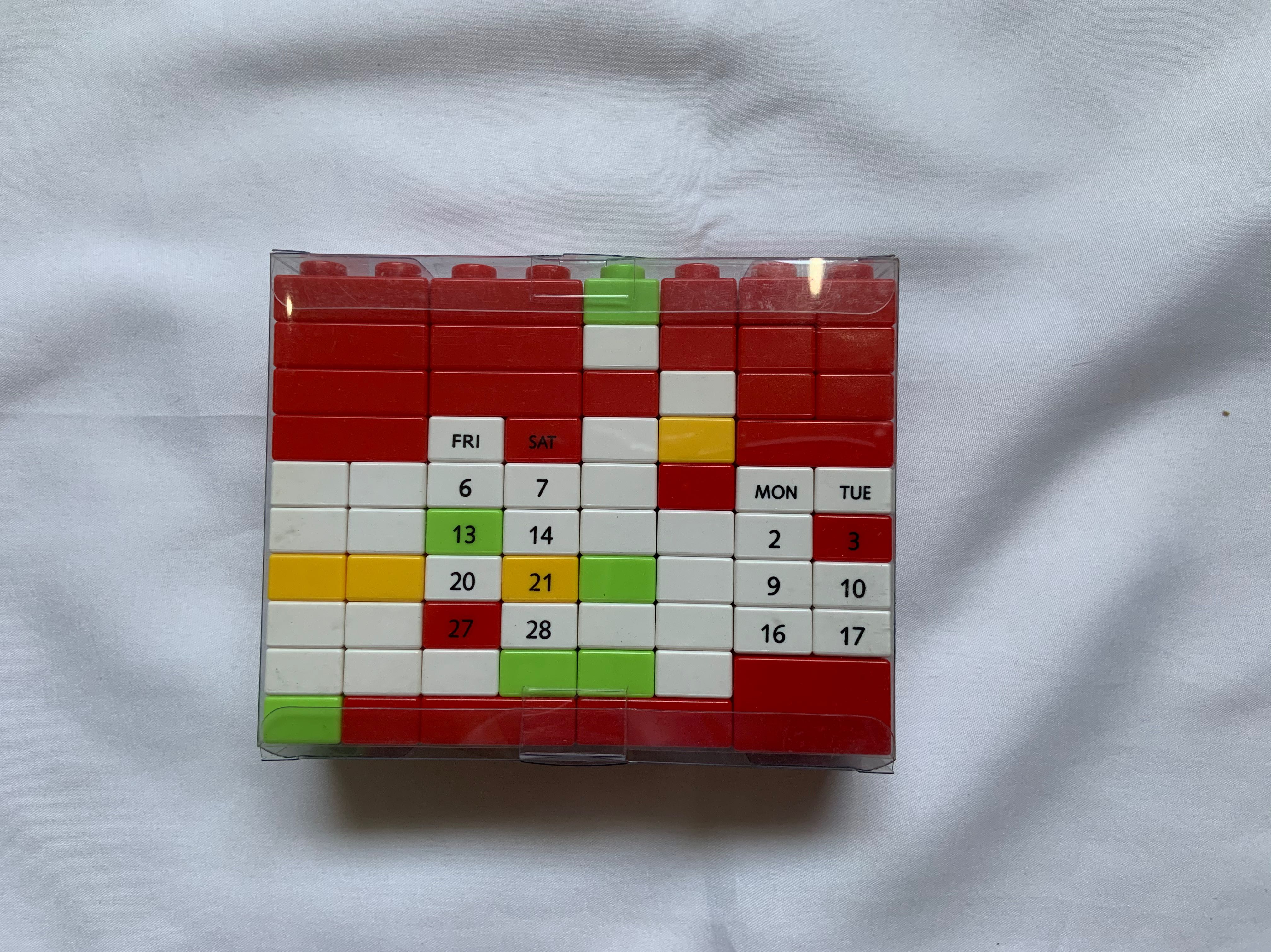 Brick Calendar (Perpetual), Hobbies & Toys, Toys & Games on Carousell