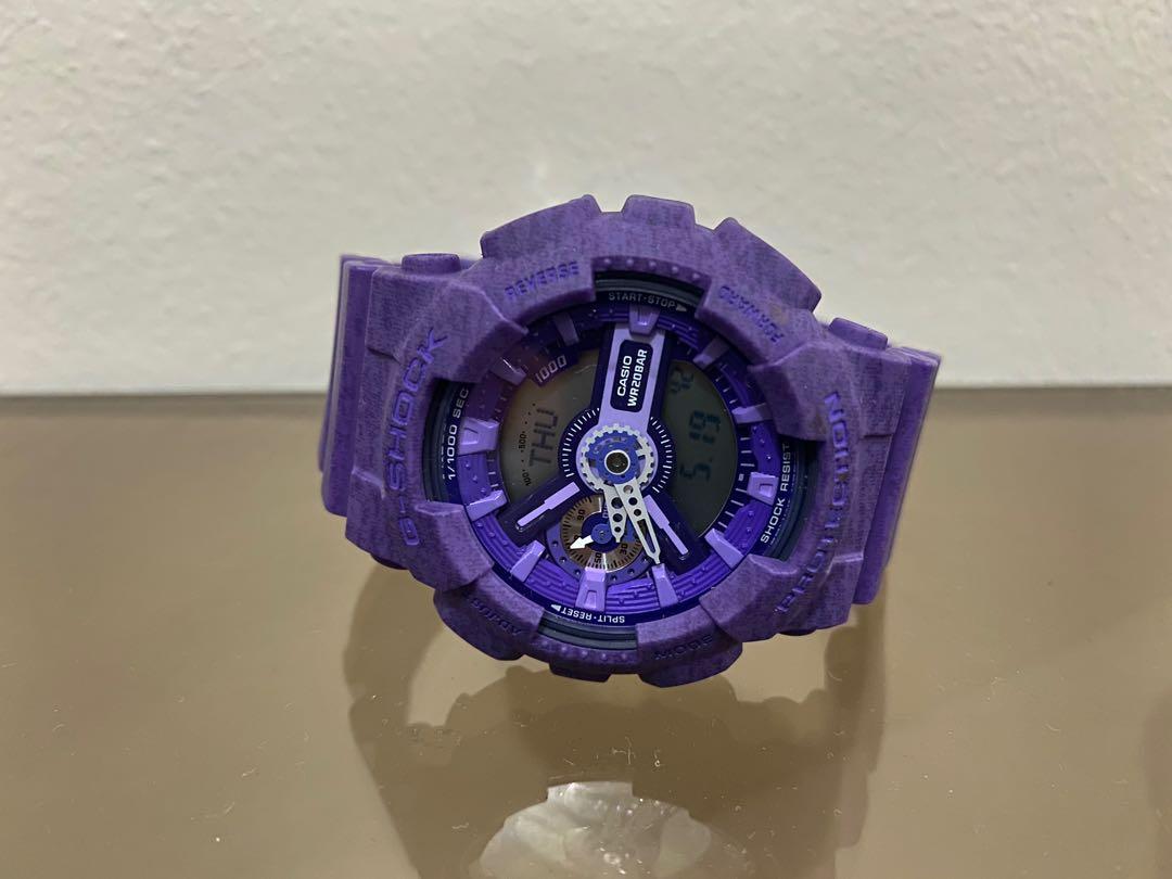 Casio G-Shock Purple Watch, Women's Fashion, Watches & Accessories ...