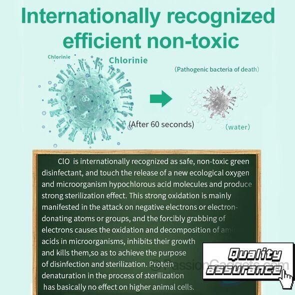 Cl02 Chlorine Dioxide Effervescence Disinfectant Tablets, Beauty ...