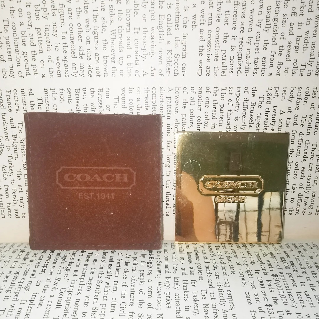 Coach Compact mirror, Women's Fashion, Watches & Accessories, Other ...