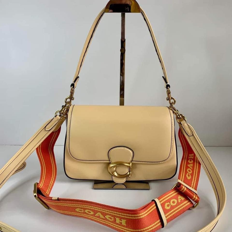 Coach Soft Tabby Yellow, Women's Fashion, Bags & Wallets, Cross-body ...