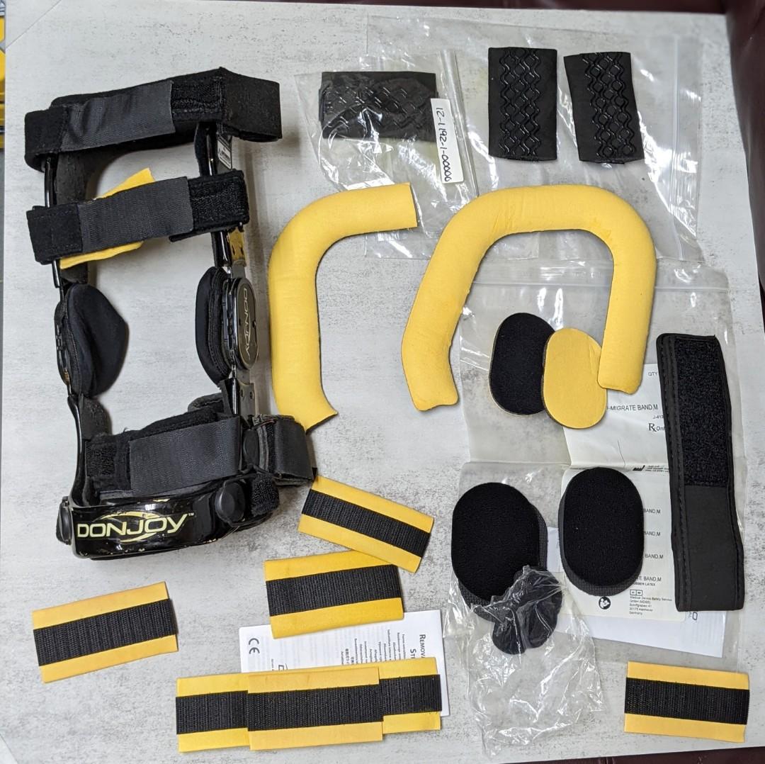 Donjoy OA Defiance ACL,PCL, 韌帶,半月辨 碳纖 護膝 1折出售（ 右腳）, 健康及營養食用品, 牙套，支撐器和保護 ...