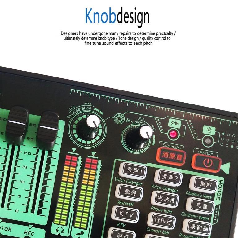 eDSLRs H9 Bluetooth Professional Audio External Computer Sound Card For ...