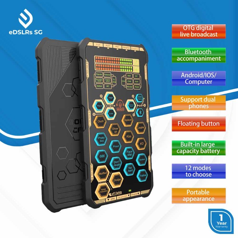 eDSLRs K9 Bluetooth Portable Professional Audio External Computer Sound ...