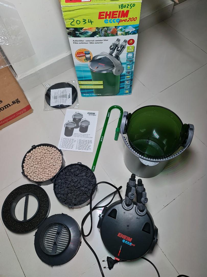 Eheim Eco Pro 200 Aquarium Filter, Pet Supplies, Homes & Other Pet ...