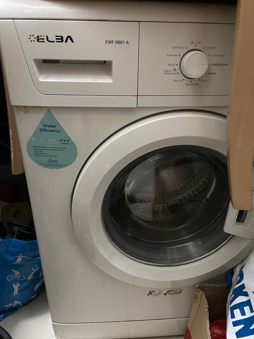 Elba washing machine, TV & Home Appliances, Washing Machines and Dryers ...