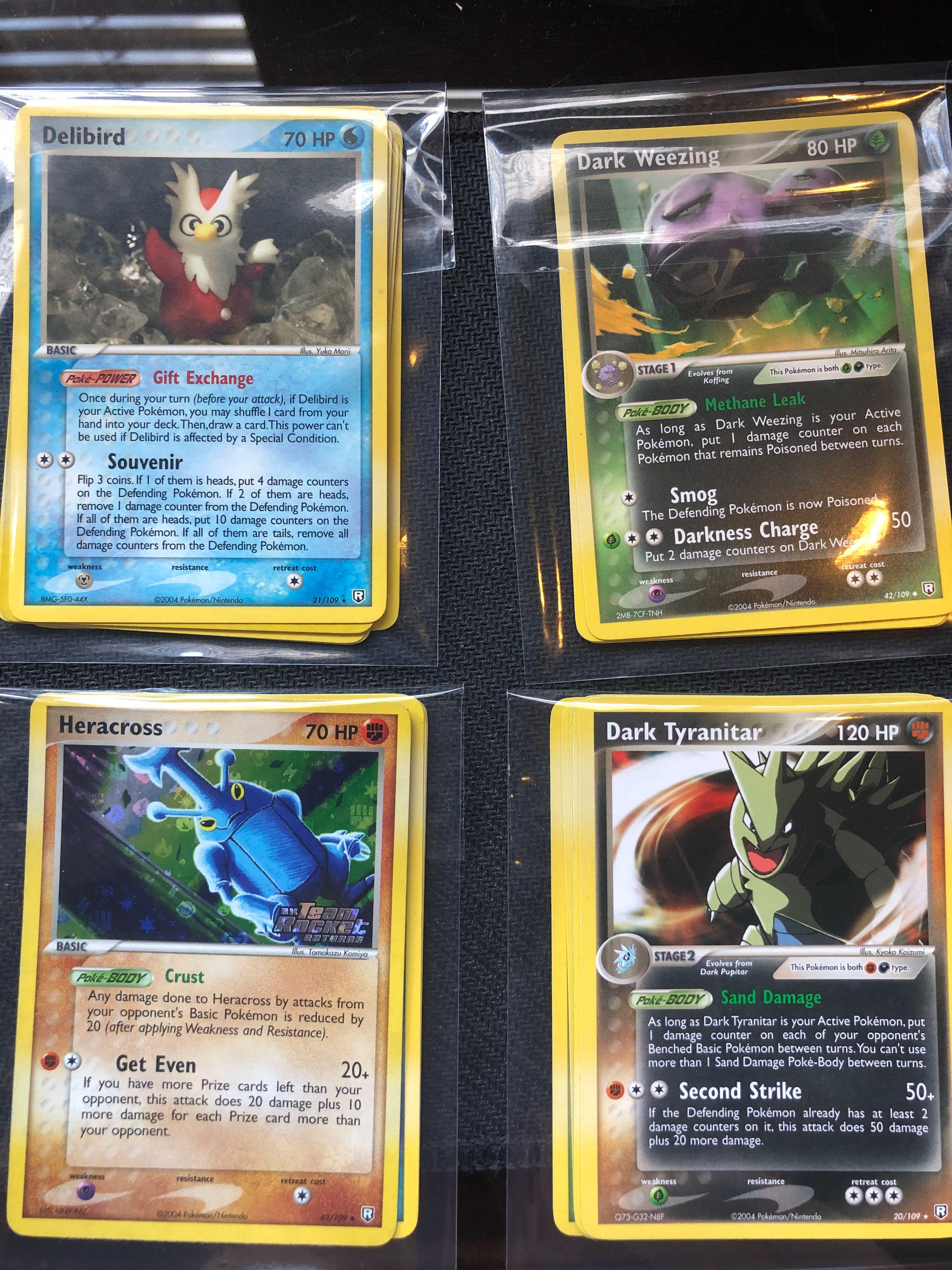 EX Team Rocket Returns - pack of random 6 cards Pokemon Cards/TCG ...