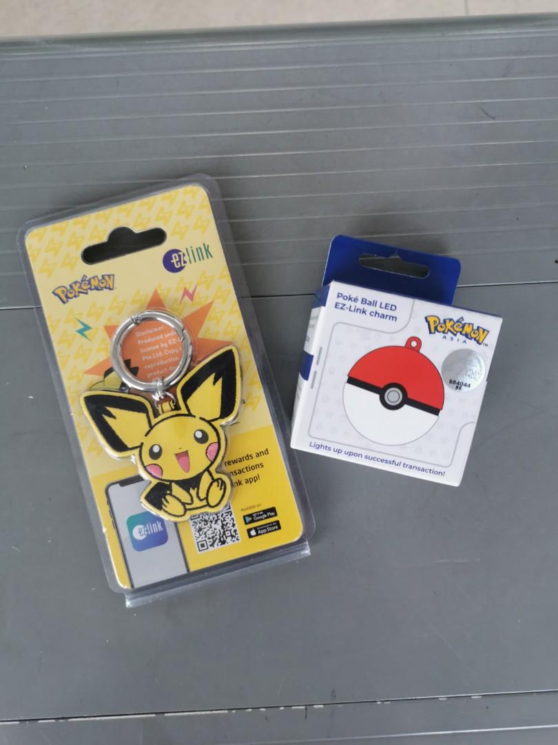Ez link charm pokemon pokeball and pikachu, Mobile Phones & Gadgets ...