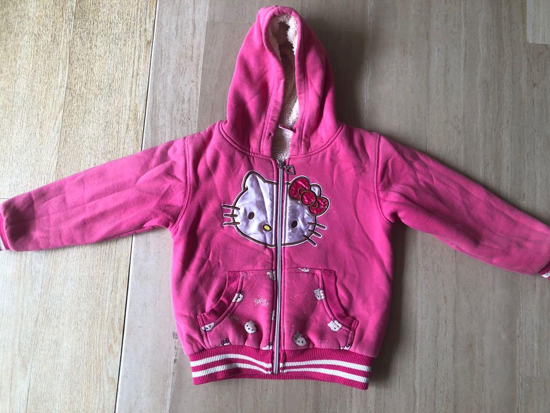 Fleece Hello Kitty jacket, Babies & Kids, Babies & Kids Fashion on ...