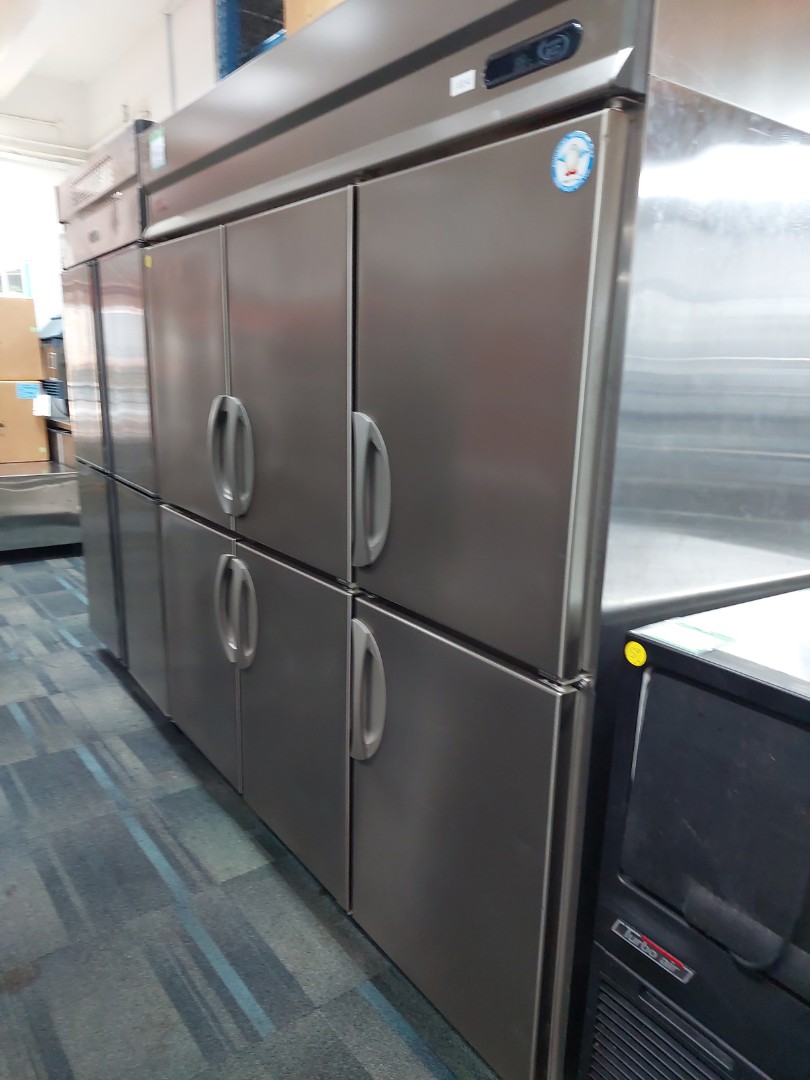 Fukushima 6 Door Upright Freezer, 1800mm x 835mm x 1930mmh, 3 phase, TV ...