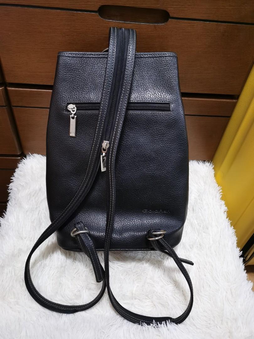 GOLDFISH Leather Backpack, Women's Fashion, Bags & Wallets, Backpacks ...