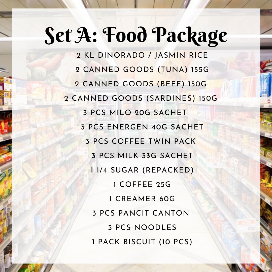 Grocery Bundle SET A, Food & Drinks, Gift Baskets & Hampers on Carousell