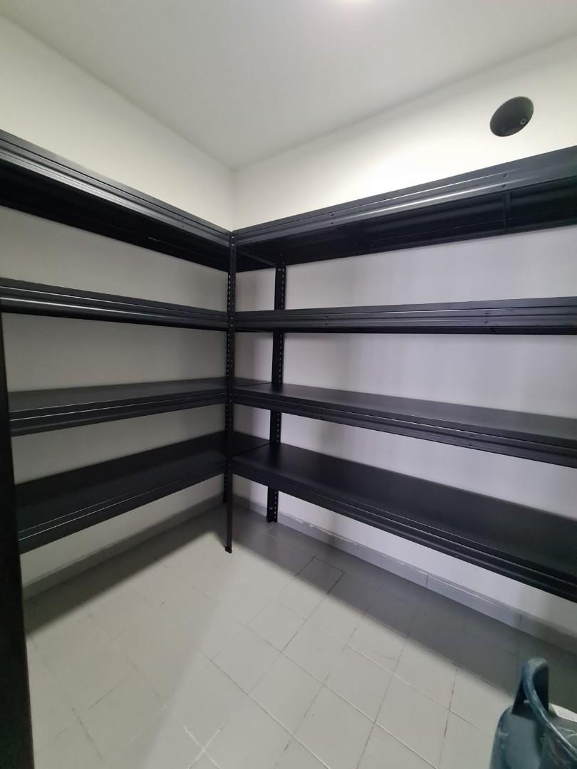 HDB, Bomb Shelter Boltless L shape Metal Rack, Furniture & Home Living ...