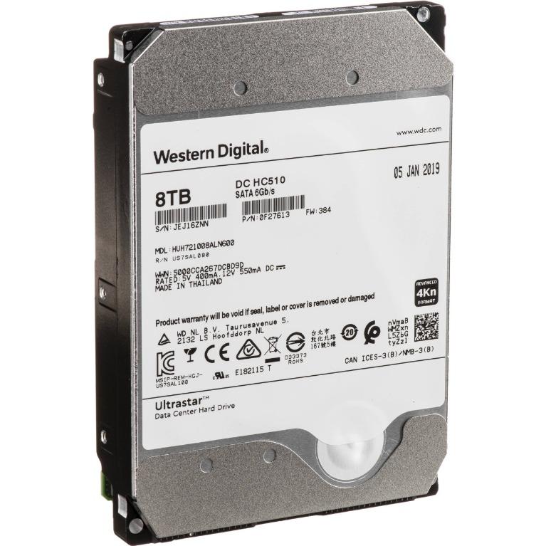 HelioSeal Western Digital 8 TB HDD for NAS Enterprise and data center ...
