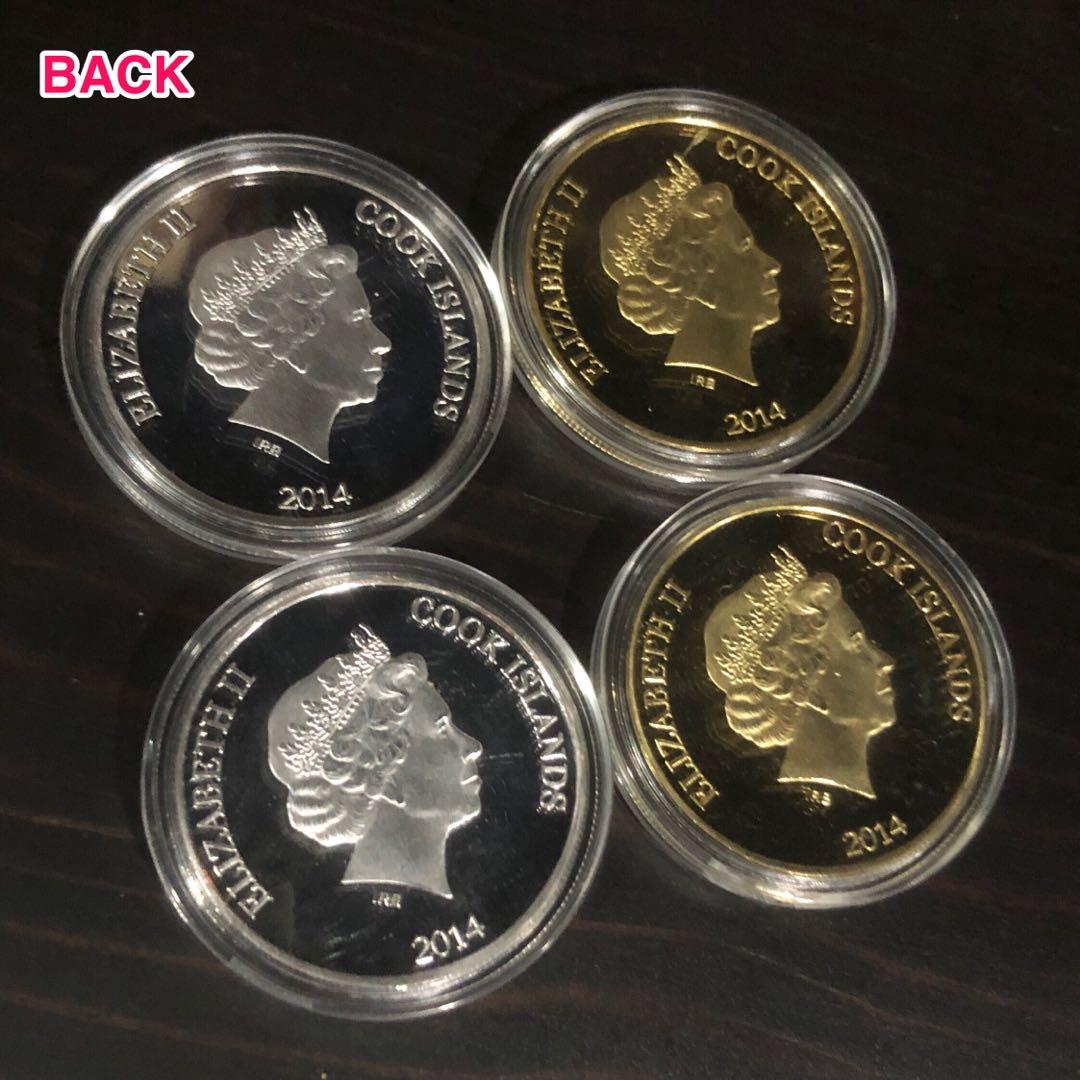 Hello Kitty 40th Anniversary Tokens (Cook Island 2014), Hobbies & Toys ...