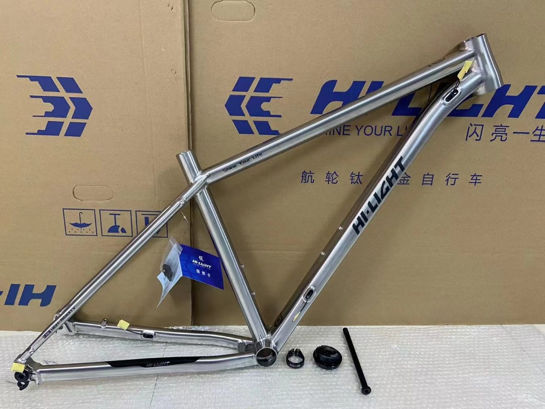 Hi light titanium M8 mtb frame hardtail, Sports Equipment, Bicycles & Parts, Parts & Accessories ...