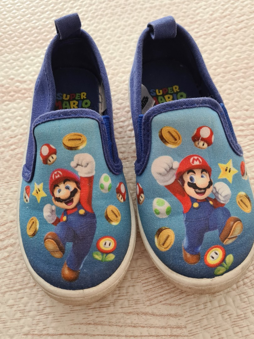 H&M super Mario shoes, Babies & Kids, Babies & Kids Fashion on Carousell