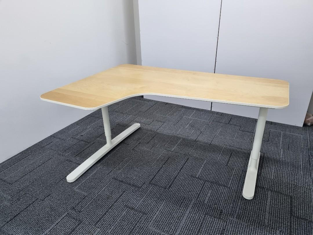 IKEA BEKANT Corner Desk, Furniture & Home Living, Furniture, Tables ...