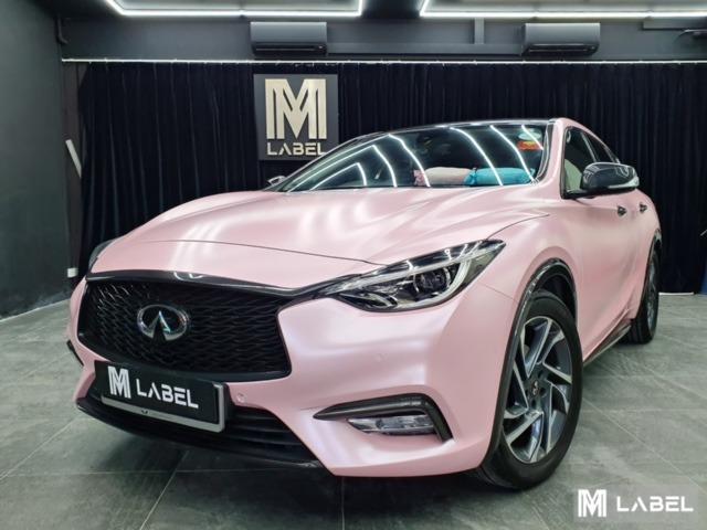 Infinity Q30 Full Wrap in Satin Metallic Sakura Pink, Car Accessories ...