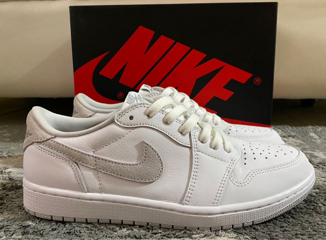 J1 Low OG Neutral Grey 9.5 mens, Men's Fashion, Footwear, Sneakers on ...