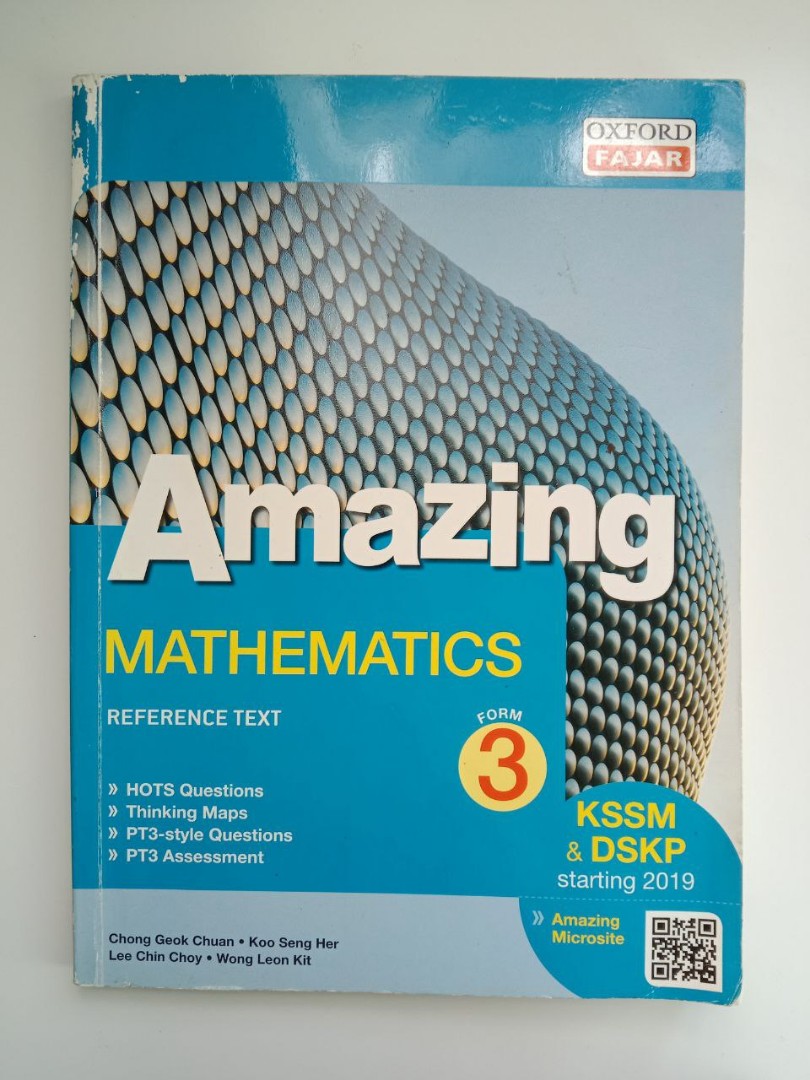 KSSM Mathematics Form 3, Hobbies & Toys, Books & Magazines, Textbooks ...