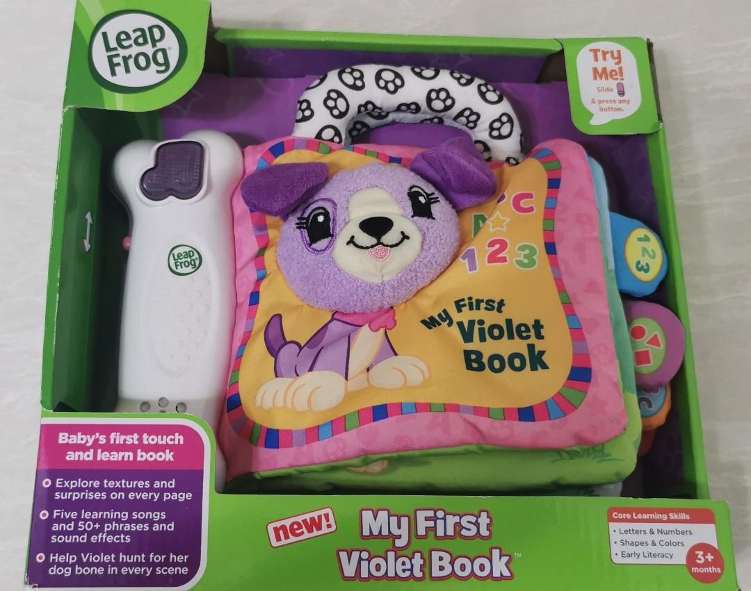 LeapFrog My First Violet Book, Babies & Kids, Infant Playtime on Carousell