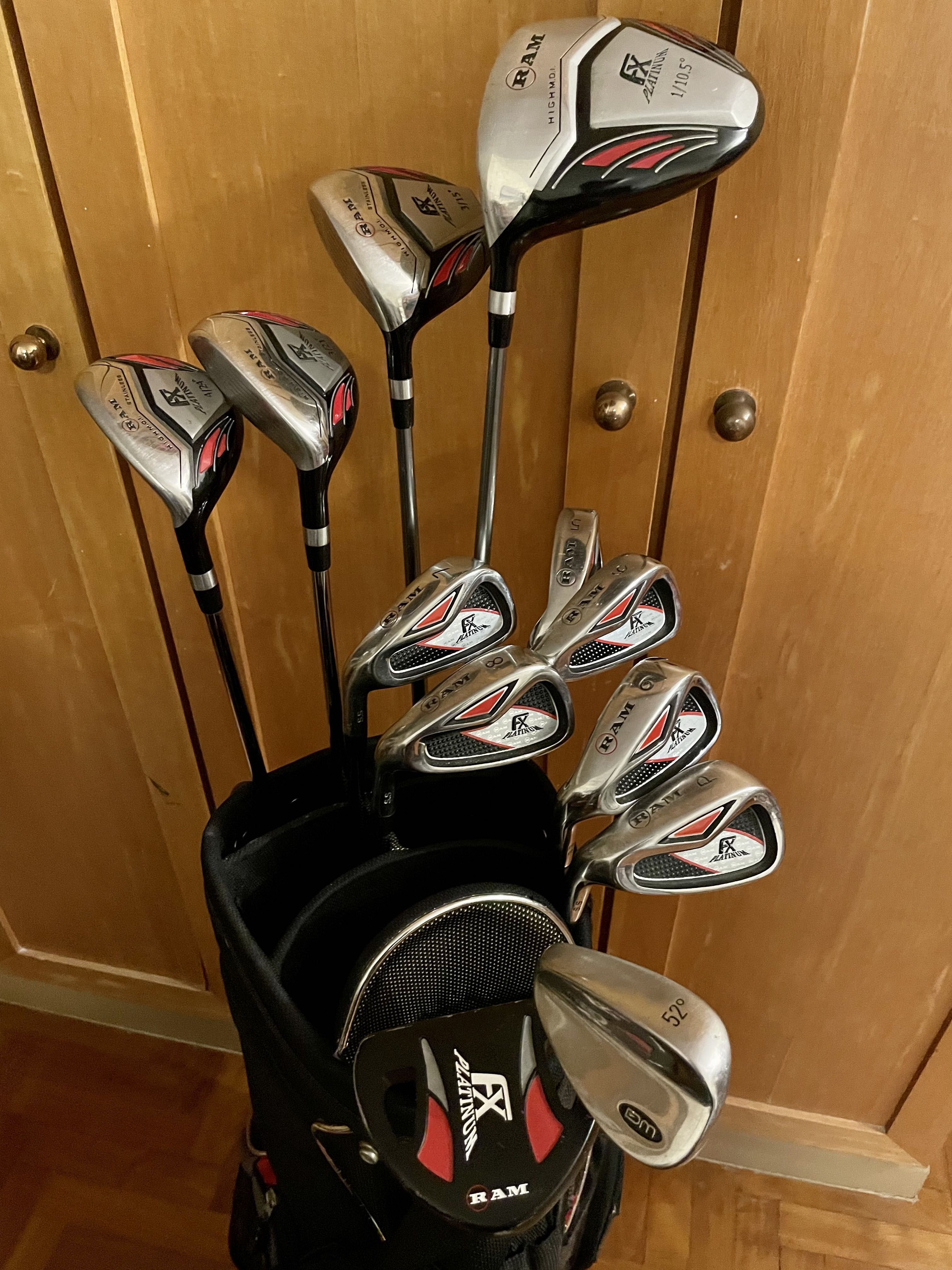 (Left Hand) RAM Beginner Full Complete Golf Set, Sports Equipment ...
