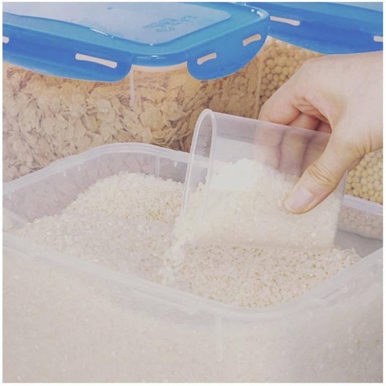 LocknLock Official Rice Container 7L (5KG) HPL-500, Furniture & Home ...