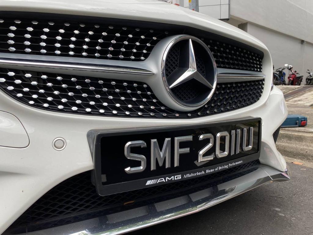 Mercedes-Benz AMG Number Plate Brackets Affalterbach Home of Diving ...