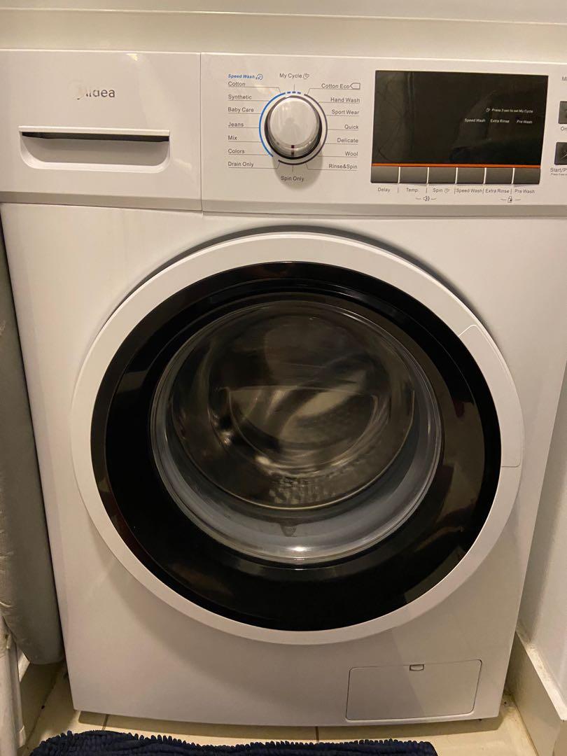 Midea Front Loading Stackable Washer and Dryer, TV & Home Appliances ...