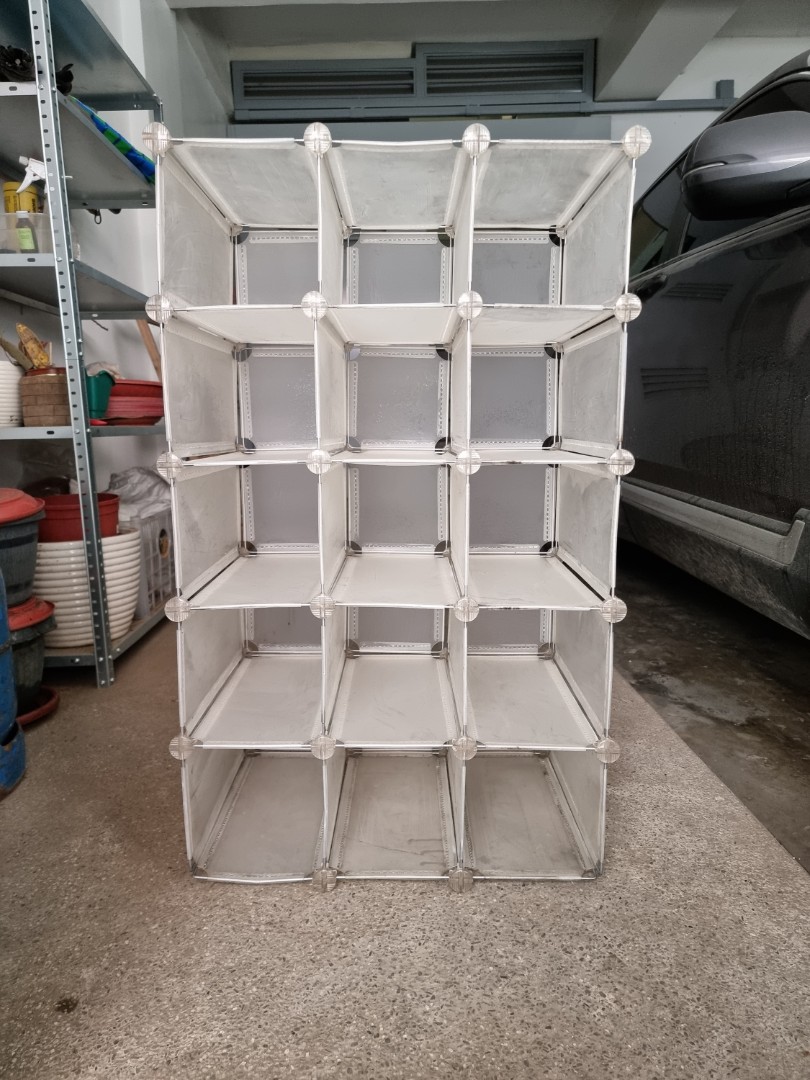 15 Cube Modular Interlocking Shoe Rack True Value, Furniture & Home ...