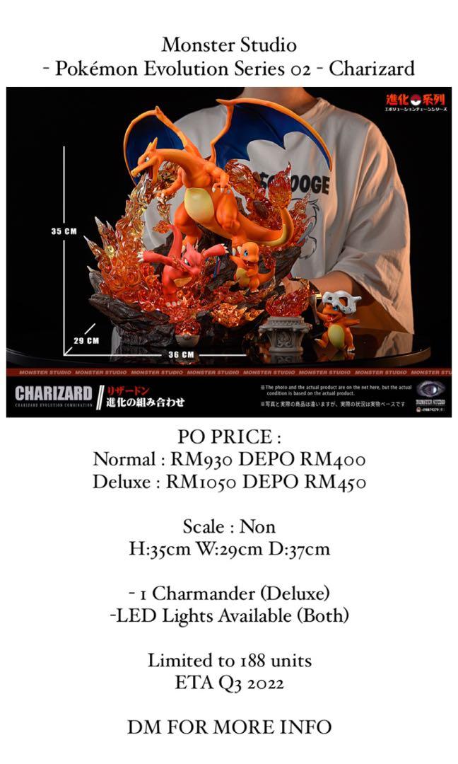 Monster Studio - Pokémon Evolution Series 02 - Charizard, Hobbies & Toys, Toys & Games on Carousell