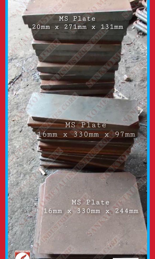 MS plate or Baseplate and Stiffener Plate, Commercial & Industrial ...