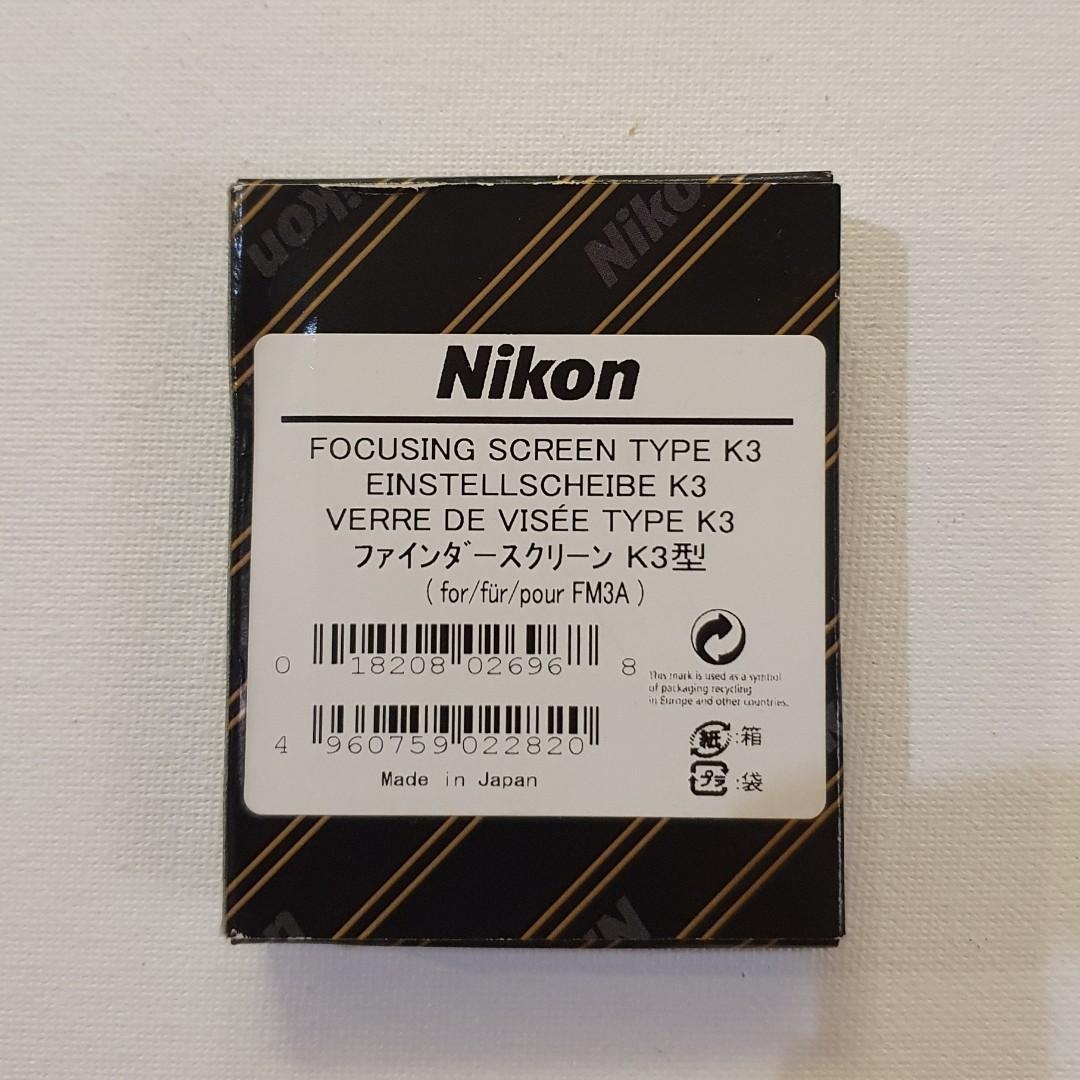 Nikon Type K3 focusing screen, Photography, Photography Accessories ...