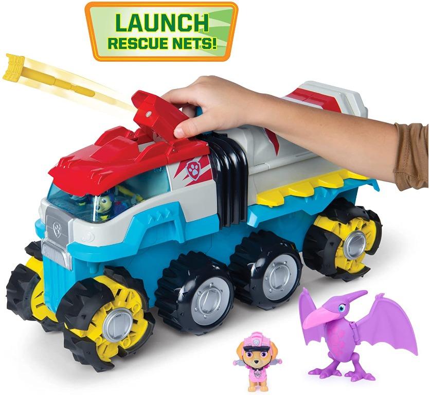Paw Patrol, Dino Patroller Motorized Vehicle with 3 Exclusive Bonus ...